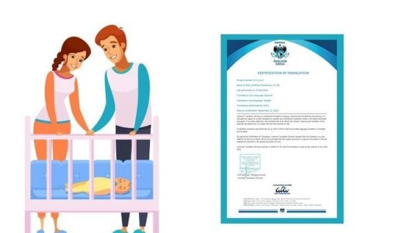 US Birth Certificate Sample, How Does It Look Like | UTS