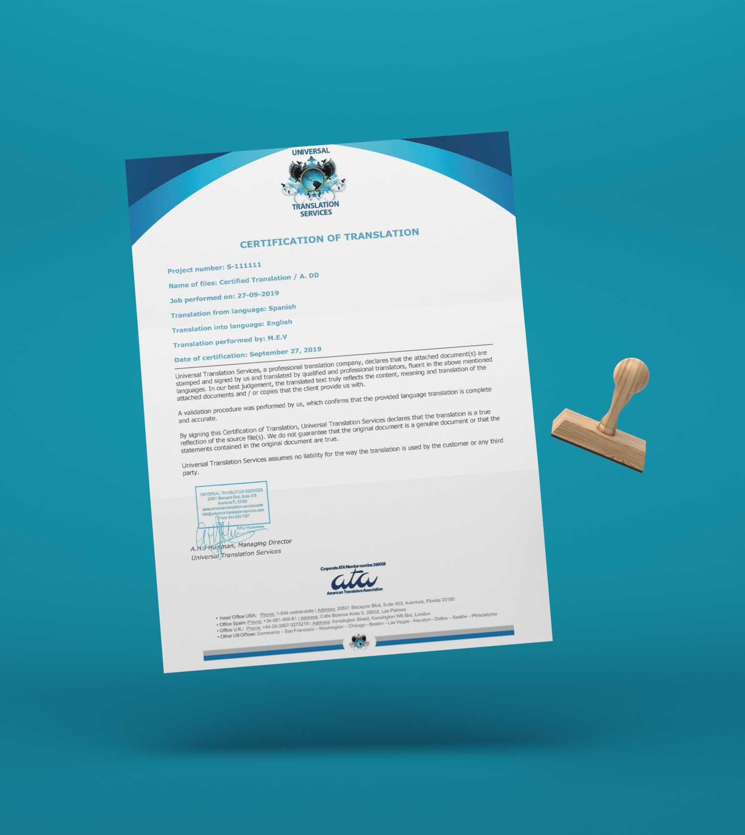 Certified Translations: $20/Page USCIS Accepted - UTS