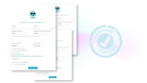 Certified Diploma Translation Services - All Languages 20$ pp